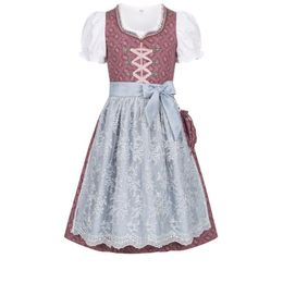 N&uuml;bler N&uuml;bler Kinderdirndl 3-teilig Lea in Beere | Gr.: 128