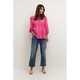Culture Kurzarm-Bluse CUtia Casual fit in Fuchsia Pink | Gr.: XS