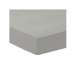Traumschlaf Spannbettlaken Frottee Stretch in grau | Gr.: 180x200 cm - 200x200 cm