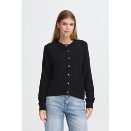 oxmo Strickjacke OXBMMOMA CARDIGAN in Schwarz | Gr.: XXL