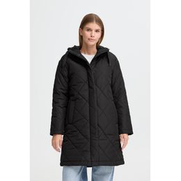 oxmo Steppjacke OXBMMBELIS LONG JACKET in Schwarz | Gr.: XL