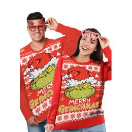 The Grinch Merry Grinchmas Ugly Christmas Sweater in rot | Gr.: XL