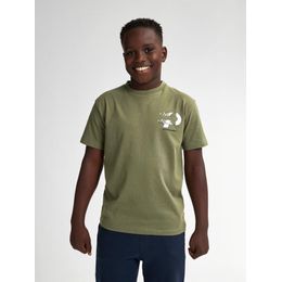 PETROL INDUSTRIES T-Shirt mit Aufdruck Oceancrest in Gr&uuml;n | Gr.: 140
