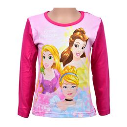 Langarmshirt Disney Princess in Dunkelpink | Gr.: 92