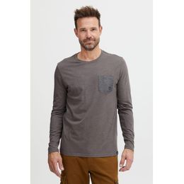 FQ1924 Langarmshirt FQDanfo in Grau | Gr.: M