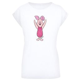 F4NT4STIC T-Shirt Winnie Puuh Ferkel Piglet Classic in weiß | Gr.: 5XL