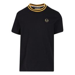 Sergio Tacchini T-Shirts in black/old gold | Gr.: XL