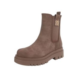 Ital-Design High Heel in Hellbraun | Gr.: 40