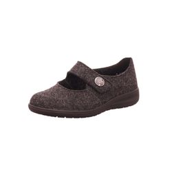 SOLIDUS Hausschuhe Kate in Grau | Gr.: 35,5