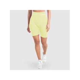 Smilodox Shorts Scrunch Azura in Gelb | Gr.: L