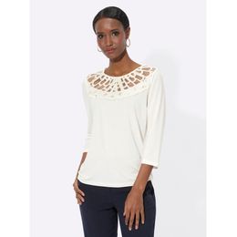 CR&Eacute;ATION L creation L 3/4-Arm-Shirt in ecru | Gr.: 40