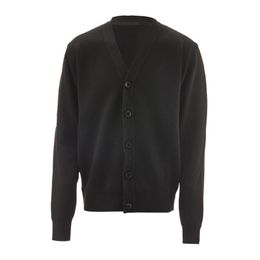 mozzaar Herren Cardigan in Schwarz | Gr.: L/XL