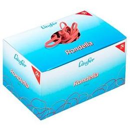 LÄUFER Läufer Gummibänder Rondella rot 17,0 mm, Ø 125,0 mm, 1,0 kg