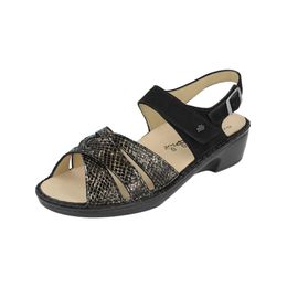 Finn Comfort Keilsandalette BUKA in dark/black | Gr.: 3,5