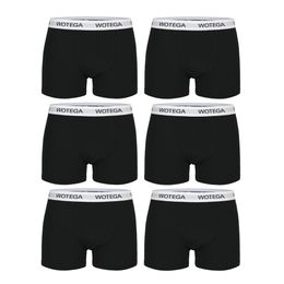 WOTEGA 6er-Set: Boxershorts Joe in Schwarz | Gr.: XL