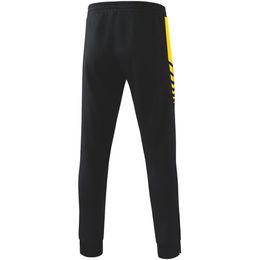 Erima Kinder Sweat Pants "Six Wings Worker Hose" in Schwarz | Gr.: 128