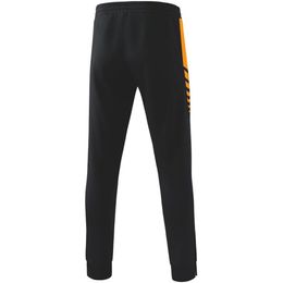 Erima Kinder Sweat Pants "Six Wings Worker Hose" in Schwarz | Gr.: 128