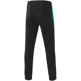 Erima Kinder Sweat Pants "Six Wings Worker Hose" in Schwarz | Gr.: 128