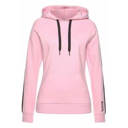 Bench Kapuzensweatshirt in rosa-schwarz | Gr.: 32/34