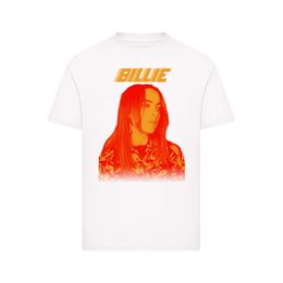 F4NT4STIC T-Shirt Billie Eilish Portrait in weiß | Gr.: 158/164