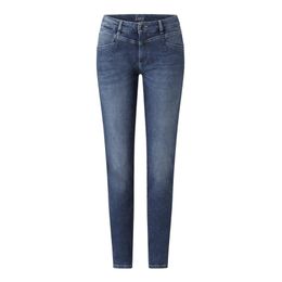 Paddock's Paddock's 5-Pocket Jeans LUCY in blue mid stone used moustache | Gr.: 38/L32