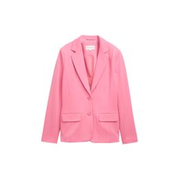 Tom Tailor Damen Slim Fit Jersey Blazer, rosa, Uni, Gr. L