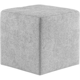 COTTA Hocker &raquo;Cuby&laquo; Sitzw&uuml;rfel, Cube, Sitzhocker grau 100% Polyester
