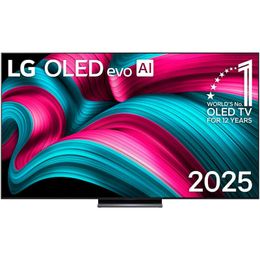 LG OLED-Fernseher »OLED83C5ELA« 210 cm/83 Smart-TV grau/schwarz ALLM, QMS), 3x USB 2.0, LAN, Wi-Fi 6, Bluetooth v 5.3; NVIDIA G-SYNC, AMD...