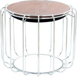 Kayoom Beistelltisch »Pouf Comfortable 110, abnehmbares und wendbares Oberteil« 1 Stk. tlg. praktisch umzuwandeln in Tisch oder Hocker, mit...