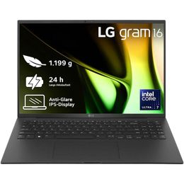 LG Business-Notebook »Gram 16" Ultralight Laptop, IPS-Display, 16 GB RAM, Windows 11 Home, « 40, 6 cm / 16 ′′ Intel Core Ultra 7 ARC 512 GB SSD...