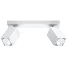 SOLLUX LIGHTING Deckenleuchte »MERIDA« GU10 1 Stk. beweglicher Lampenschirm Weiss