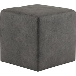 COTTA Hocker &raquo;Cuby&laquo; Sitzw&uuml;rfel, Cube, Sitzhocker grau 100% Polyester