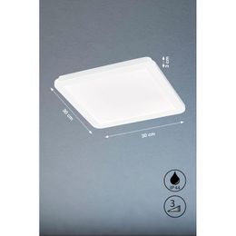 Fischer und Honsel FISCHER & HONSEL LED Deckenleuchte &raquo;Gotland&laquo; LED-Modul 1 Stk. Warmwei&szlig; wei&szlig;