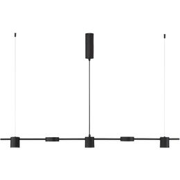 NOVA LUCE LED-H&auml;ngeleuchte &raquo;NORDIK&laquo; LED-Modul 1 Stk. Warmwei&szlig; Dimmbar; Mit Leuchtmittel Schwarz