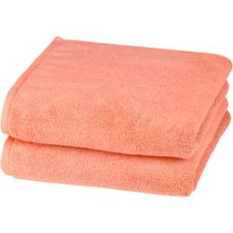 Ross Handtücher »Sensual 9000« mit Aloe-Vera-Öl veredelt peach-pink Obermaterial: 100% Baumwolle B/L: 50 cmx100 cm