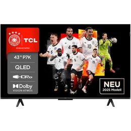 TCL QLED-Fernseher »43P71KX1« 108 cm/43 Smart-TV Multi-HDR, Dolby Vision, Smart TV, Airplay2, Dolby Atmos, Game Master schwarz Smart TV: Google TV,...