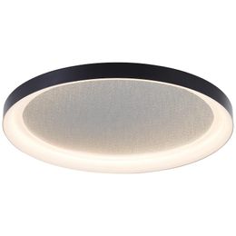 Brilliant LED Deckenleuchte »Quito« 1 Stk. Warmweiß Glitzereffekt, 3 Stufen Dimmer, Ø 42 cm, 3800 lm, 3000 K, schwarz schwarz