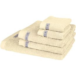 Ross Handtuch Set &raquo;Sinfonie&laquo; Set 5 Stk. Frottier beinhaltet Handt&uuml;cher, Badetuch und G&auml;stet&uuml;cher beige Frottier, Obermaterial: 100% Baumwolle