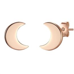Glanzstücke München GLANZSTÜCKE MÜNCHEN Paar Ohrstecker »Set: G233« mit Mond aus Sterling Silber roségold 8,8 Damen-Ohrringe mit Mond-Motiv