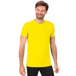 TRIGEMA T-Shirt »Slim Fit T-Shirt aus DELUXE Baumwolle« 1 Stk. tlg. citron L L DELUXE-Single-Jersey