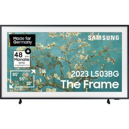 Samsung LED-Fernseher »GQ43LS03BGU« 108 cm/43 Smart-TV Mattes Display, Austauschbare Rahmen, Art Mode schwarz Die QLED-Bildqualität bringt das...
