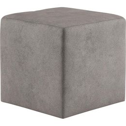 COTTA Hocker &raquo;Cuby&laquo; Sitzw&uuml;rfel, Cube, Sitzhocker grau 100% Polyester