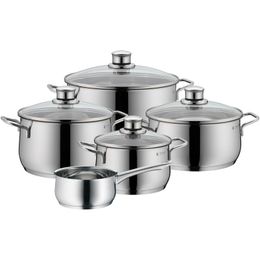 WMF Topf-Set »Diadem Plus« Cromargan Edelstahl Rostfrei 18/10 Set, 9 Stk. tlg. poliert, TransTherm-Allherdboden, für alle Herdarten Edelstahl