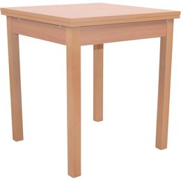 HOFMANN LIVING AND MORE Esstisch 1 Stk. tlg. ausziehbar Buche-Nachbildung + Buche-Nachbildung + Buche-Nachbildung