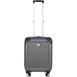 Stratic Hartschalen-Trolley »Stripe, 54 cm« 32 l 4 Rollen Handgepäck Reisekoffer Reisegepäck TSA-Zahlenschloss Graphite