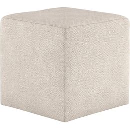 COTTA Hocker &raquo;Cuby&laquo; Sitzw&uuml;rfel, Cube, Sitzhocker beige 100% Polyester