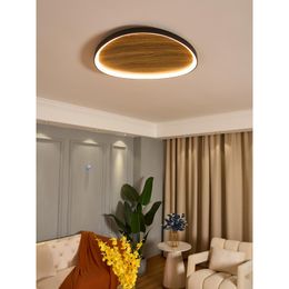 ECO-Light LED Deckenleuchte »LED-Deckenleuchte BEZI« LED-Board warmweiß - kaltweiß holzfarben, schwarz