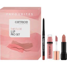 Catrice Lippenstift-Set »The Nude Lip PRO Set« mit angesagten Nude-Tönen bunt Set mit Lip Liner, Lippenstift und Lipgloss