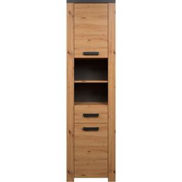 Welltime Hochschrank »Ambres« 1 Stk. tlg. Hochschrank mit Soft-Close Funktion - (B/T/H) 53/35/196 cm Artisan Eiche Melamin