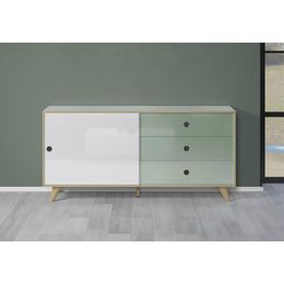 INTER-FURN Sideboard »Adelaide« Kommode, Modernes Design, Breite 180 cm weiß